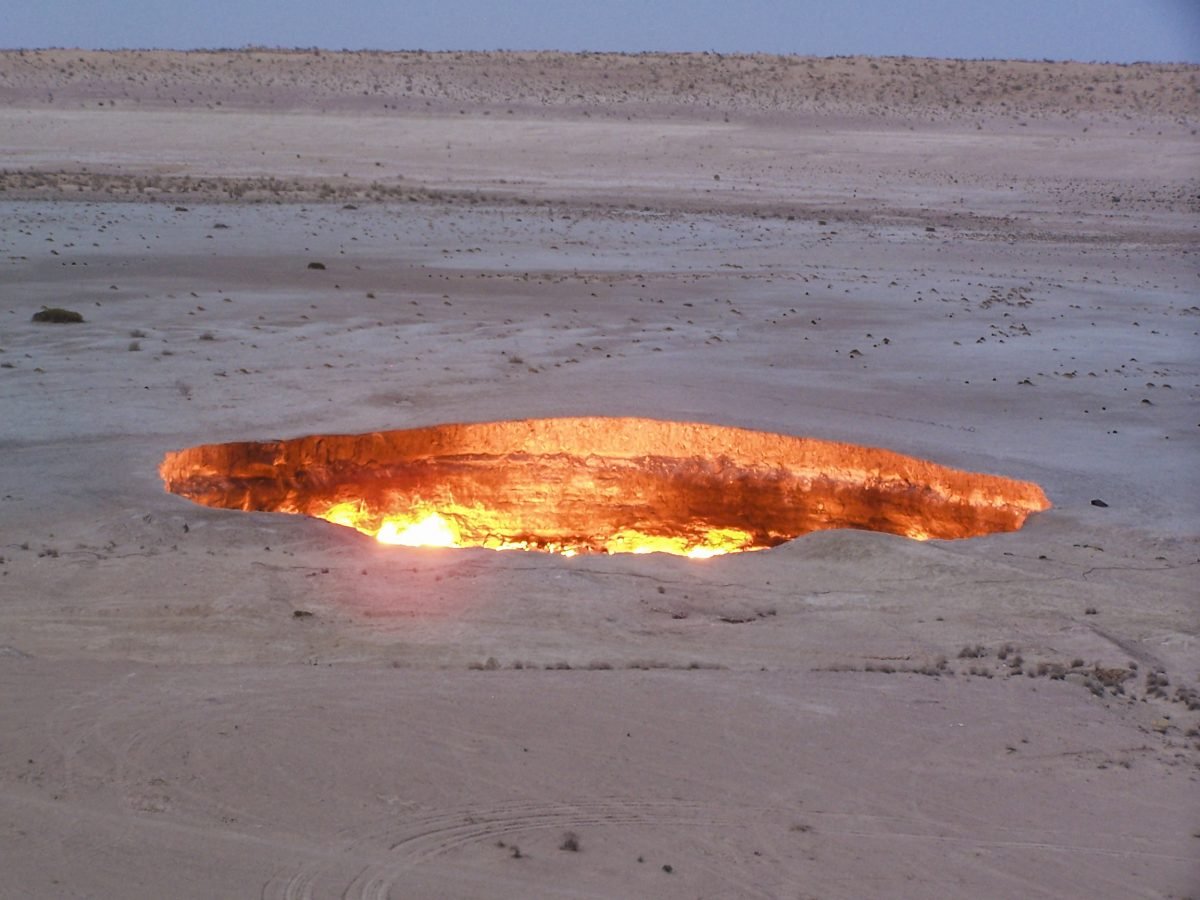 Why is there a fire in Turkmenistan that never goes out? - Great Big Story